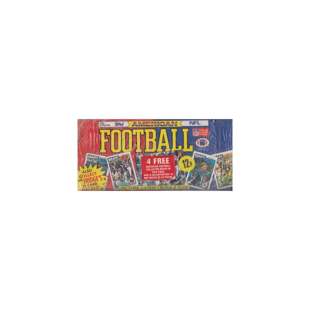 1987 Topps Football UK Version Box | Steel City Collectibles