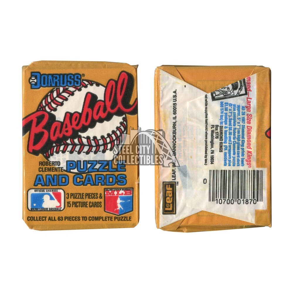 1987 Donruss Baseball Wax Pack | Steel City Collectibles