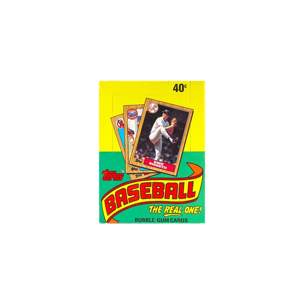1987 Topps Baseball Wax Box | Steel City Collectibles
