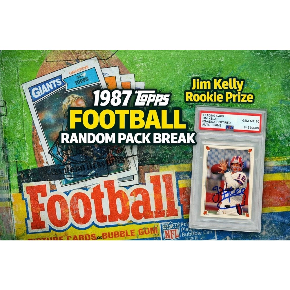 Throwback Break - 1987 Topps Football Wax Box Random 3-Pack Group Break ...