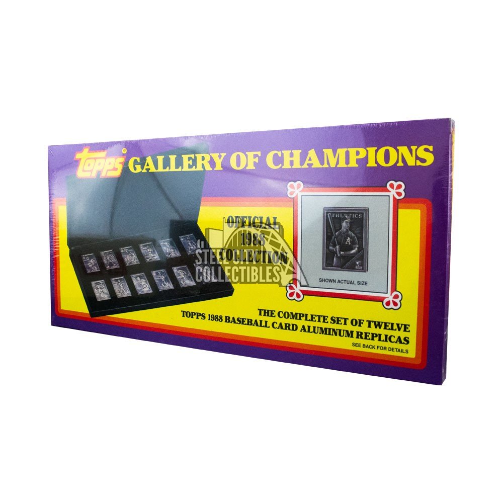 1988 Topps Baseball Gallery Of Champions Aluminum Factory Set | Steel ...
