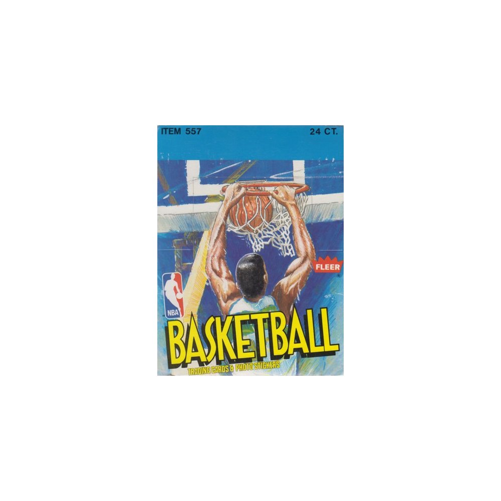 1989-90 Fleer Basketball 24ct Rack Pack Box | Steel City Collectibles