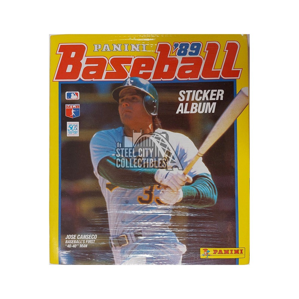 1989 Panini Baseball Sticker 20-Album Display | Steel City Collectibles