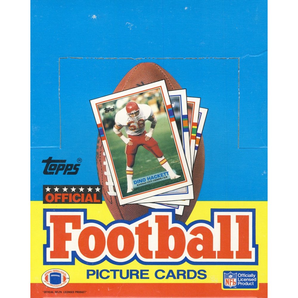 1989 Topps Football 24ct Rack Pack Box | Steel City Collectibles