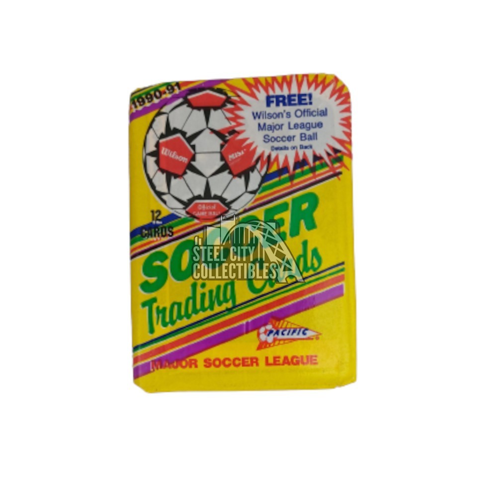 1990-91 Pacific MSL Soccer 11-Pack Lot | Steel City Collectibles