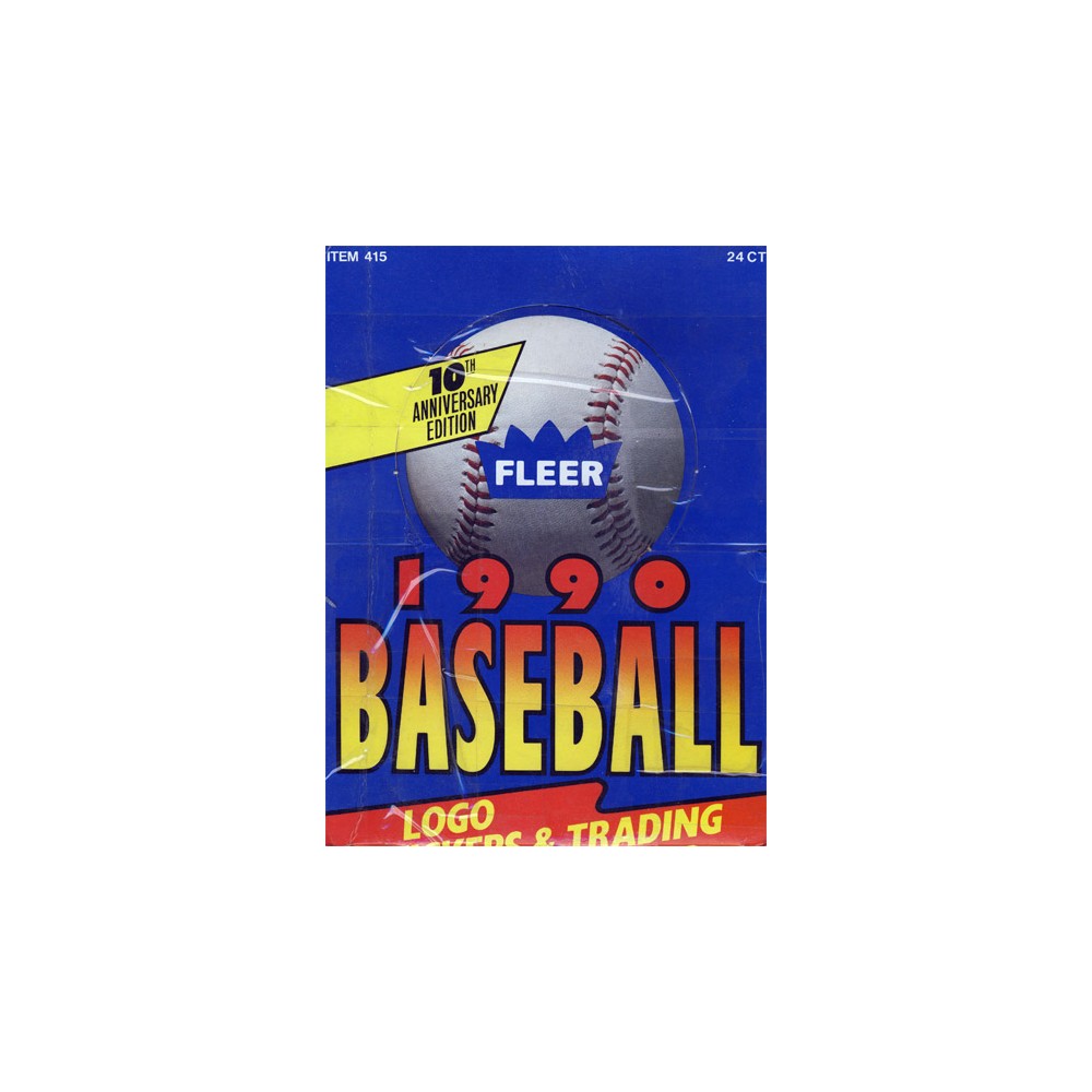 1990 Fleer Baseball Rack Pack Box | Steel City Collectibles