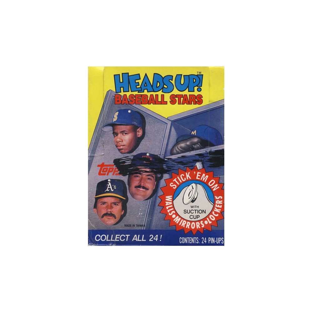 1990 Topps Heads Up Baseball Box | Steel City Collectibles
