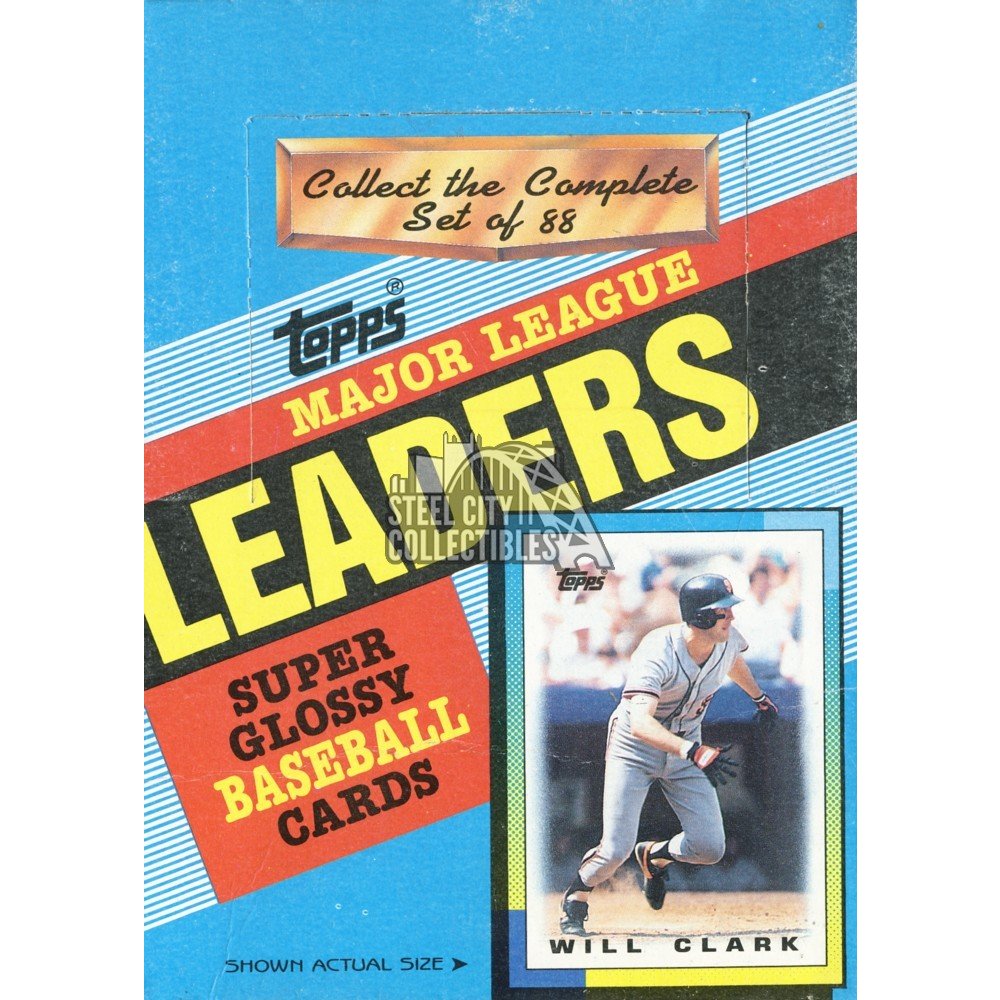 1990 Topps Major League Leaders Baseball Box | Steel City Collectibles