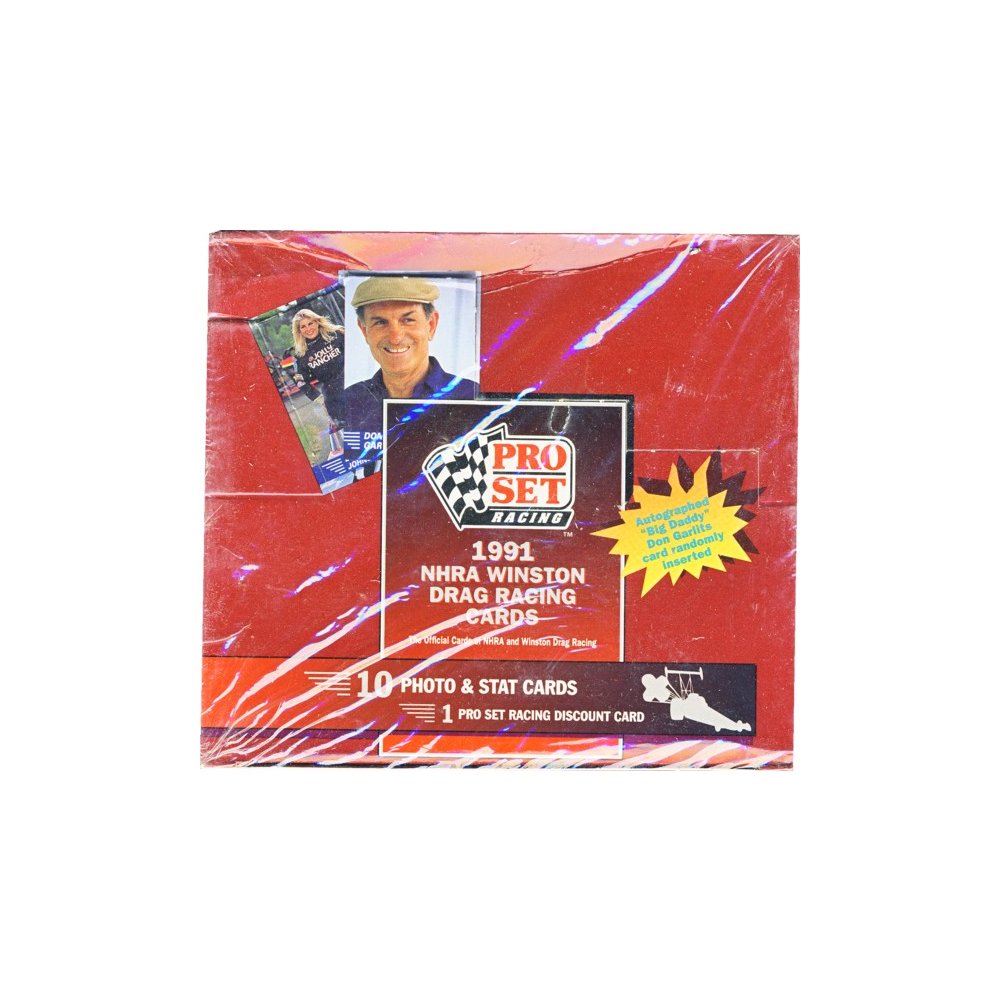 1991 Pro Set NHRA Winston Drag Racing Box | Steel City Collectibles