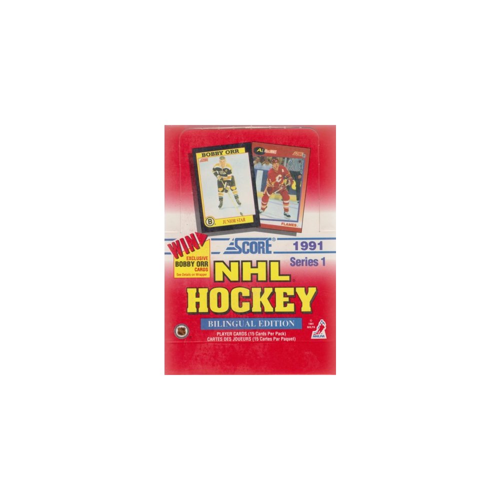 1991-92 Score Bilingual Series 1 Hockey Hobby Box | Steel City Collectibles 1991-92 Score Bilingual Series 1 Hockey Hobby Box | Steel City Collectibles