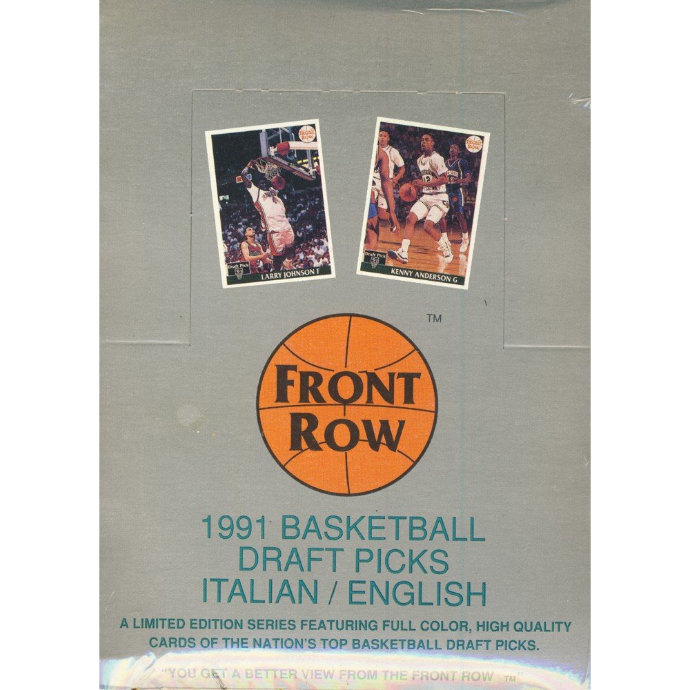 1991-92 Front Row Draft Picks Basketball Italian Version Box | Steel ...