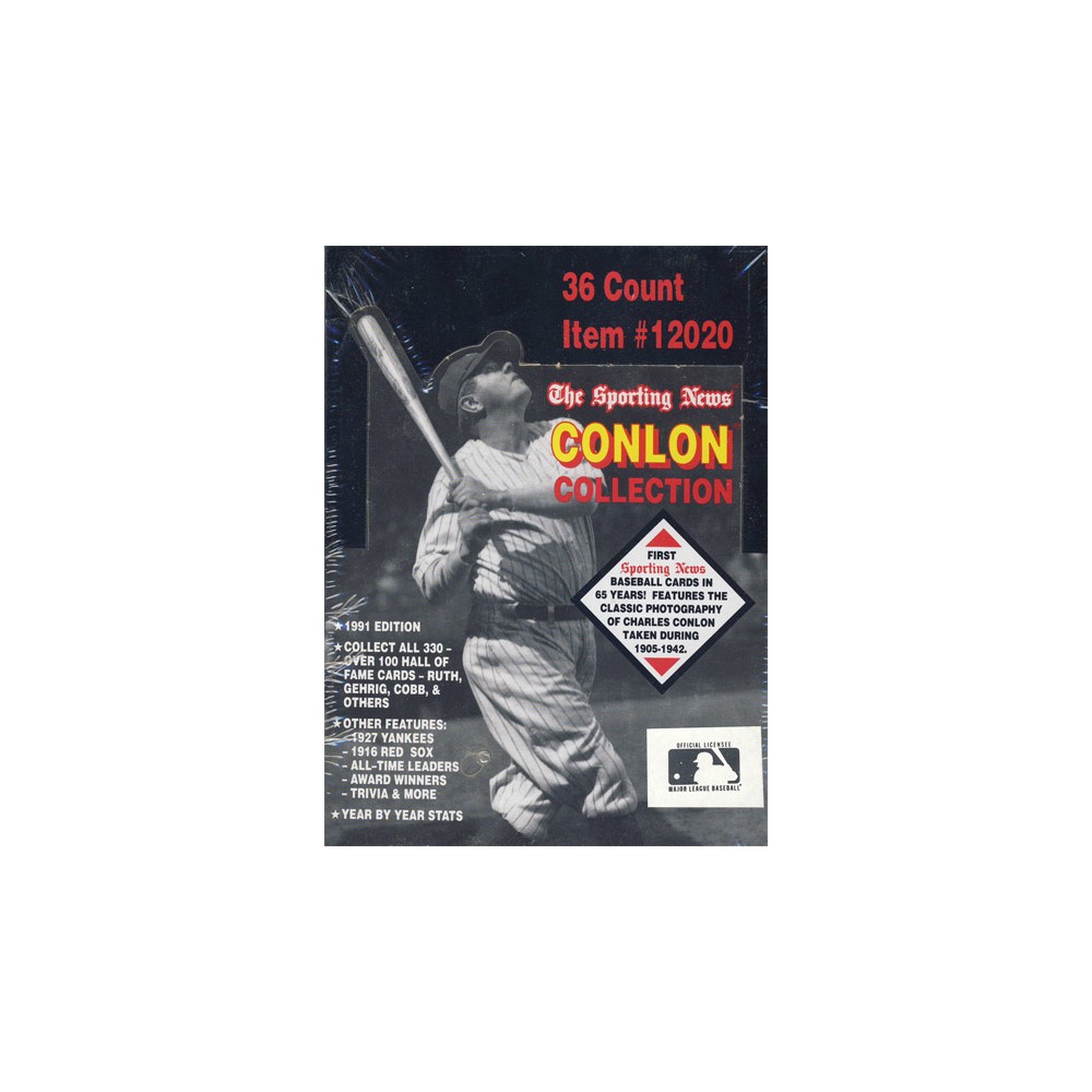 1991 Conlon Collection Baseball Box | Steel City Collectibles
