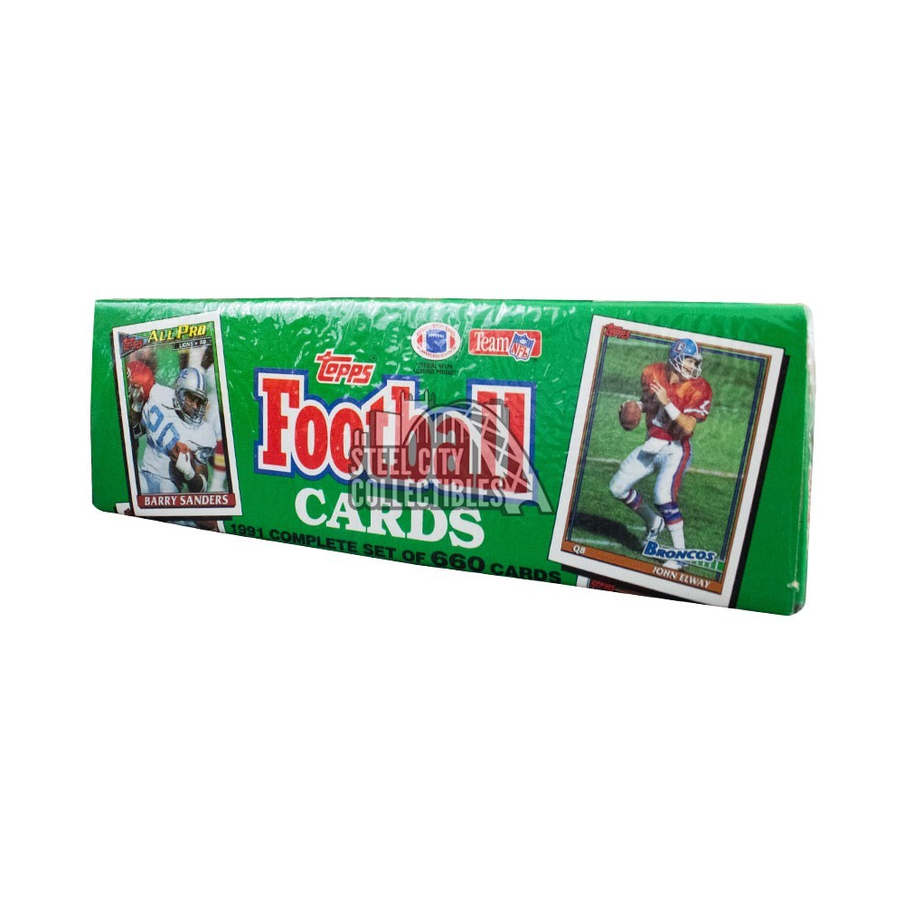 1991 Topps Football Factory Set | Steel City Collectibles