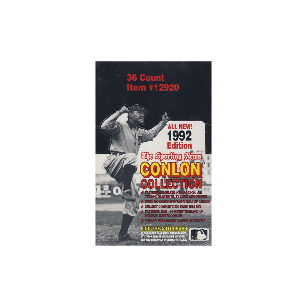 1992 Conlon Collection Baseball Box | Steel City Collectibles