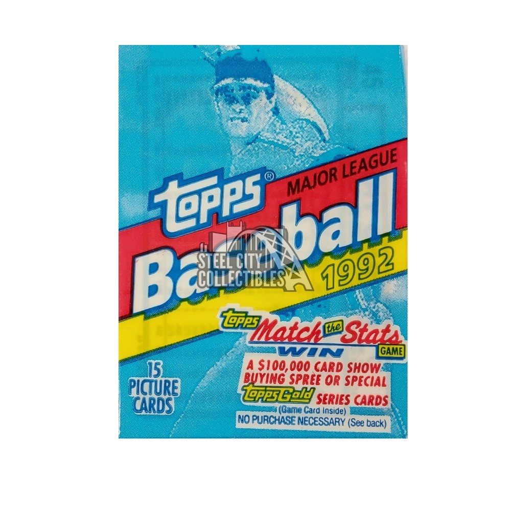 1992 Topps Baseball Pack | Steel City Collectibles