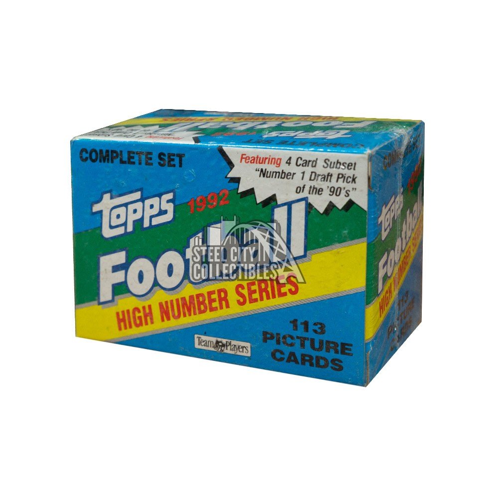 1992 Topps Football High Number Series Factory Set | Steel City ...