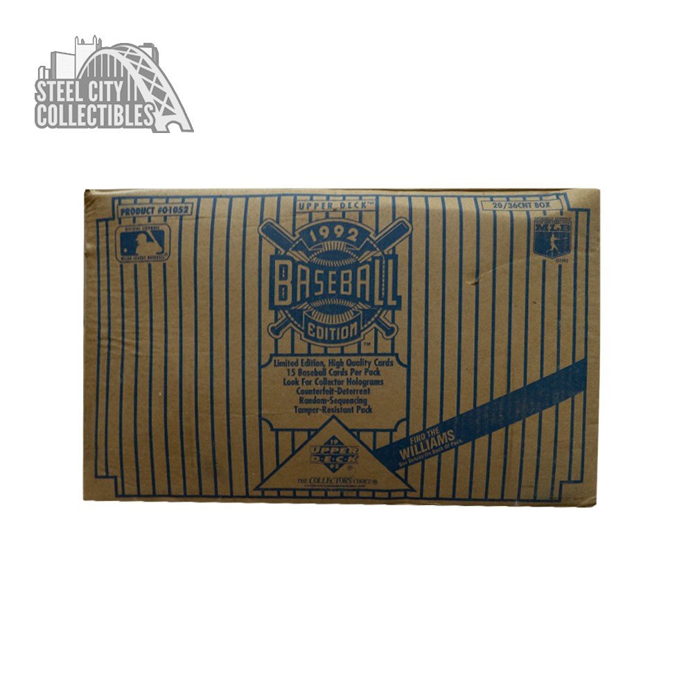 1992 Upper Deck Low Series Baseball 20-Box Case | Steel City Collectibles
