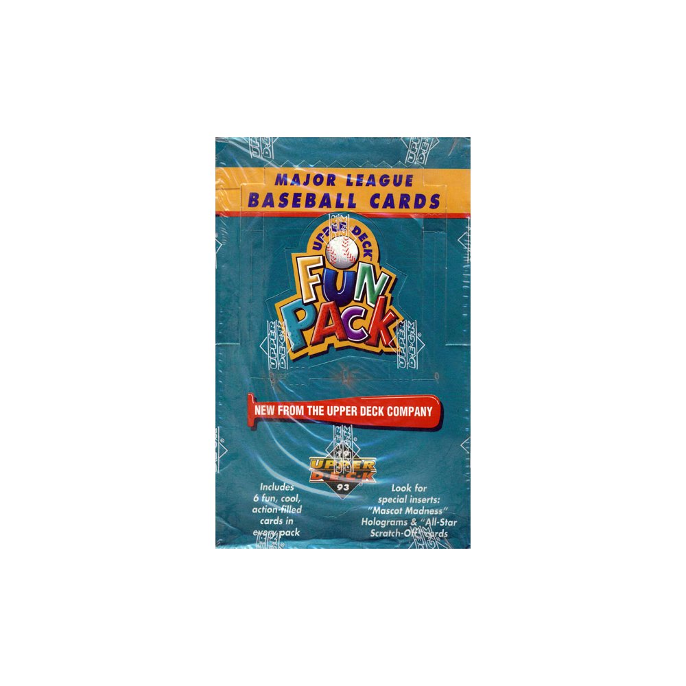 1993 Upper Deck Fun Pack Baseball Hobby Box | Steel City Collectibles
