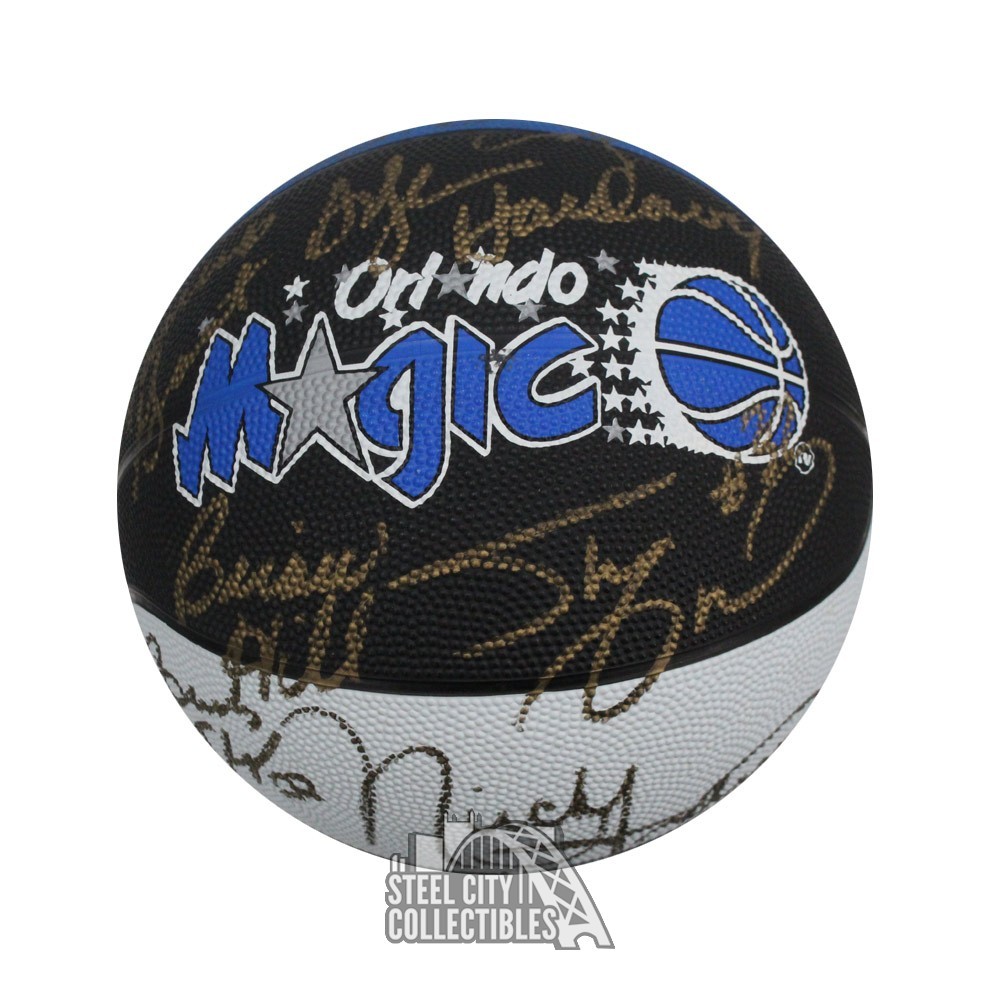 1994-1995 Orlando Magic Autographed Team Signed Spalding Basketball ...