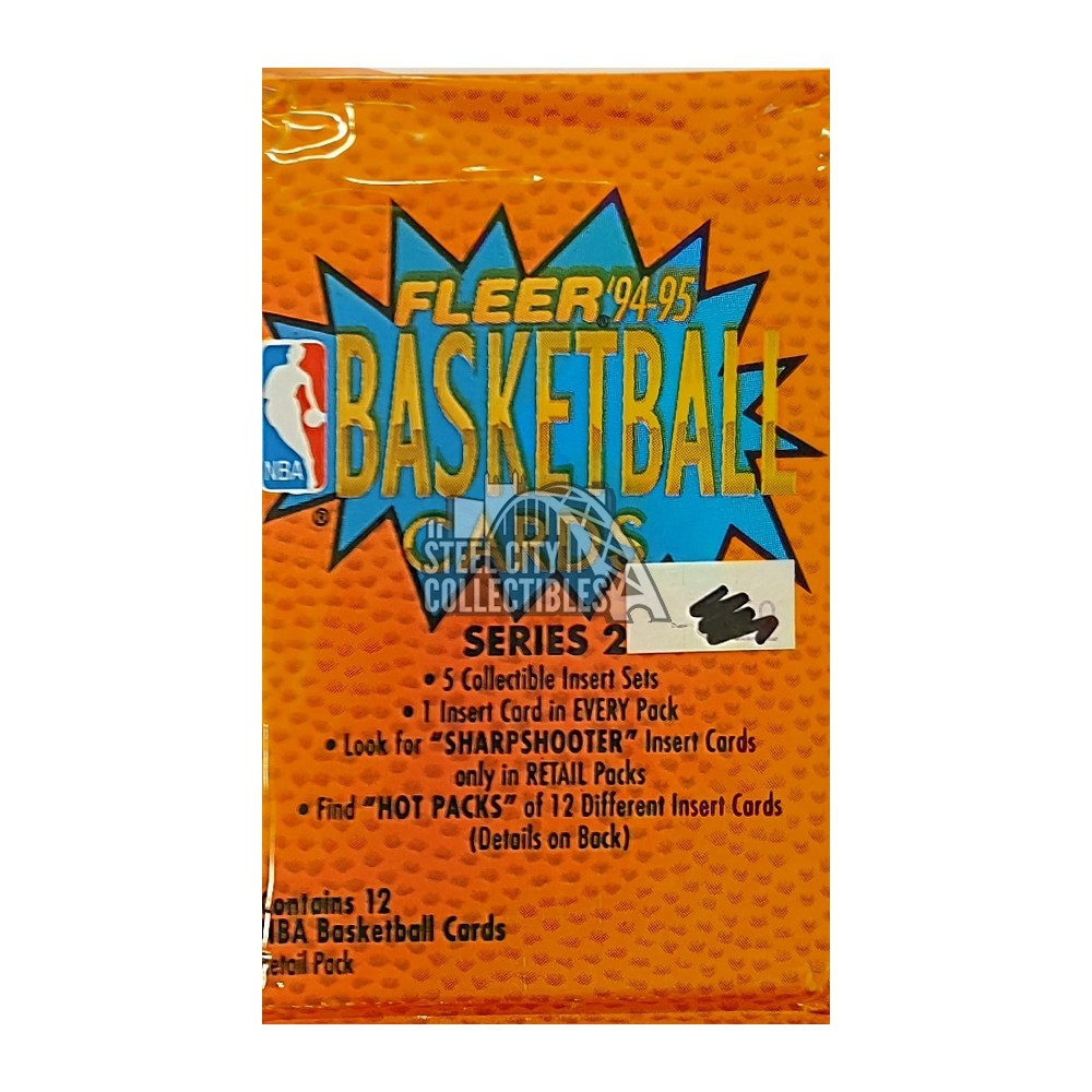 1994-95 Fleer Series 2 Basketball Retail Pack | Steel City Collectibles