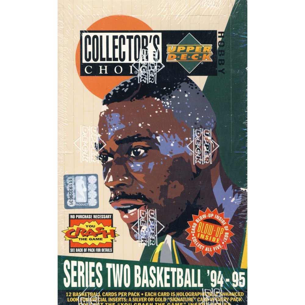 1994-95 Upper Deck Collector's Choice Series 2 Basketball Hobby Box ... 1994-95 Upper Deck Collector's Choice Series 2 Basketball Hobby Box ...