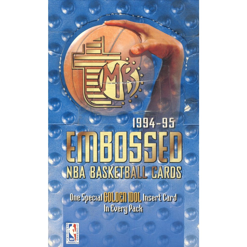 1994-95 Topps Embossed Basketball Unsealed Box | Steel City Collectibles