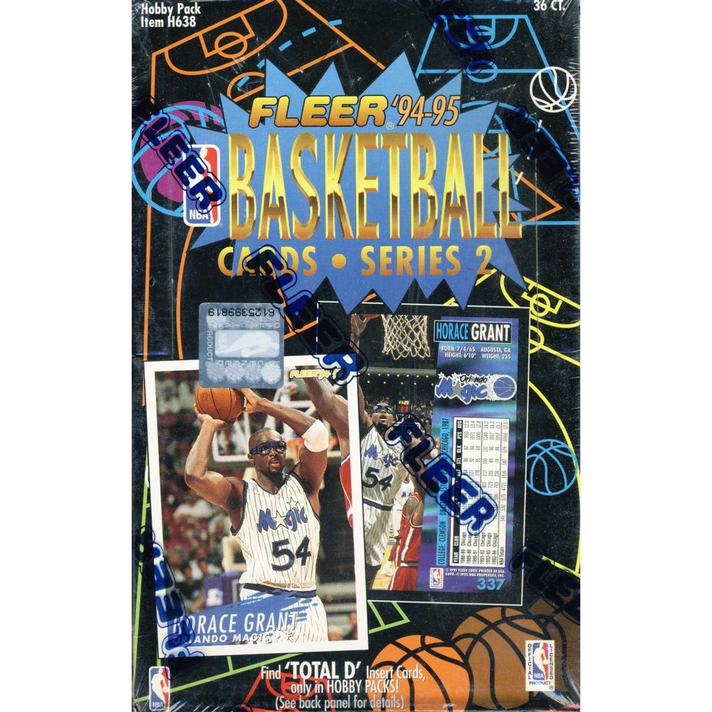 1994-95 Fleer Series 2 Basketball Hobby Box | Steel City Collectibles