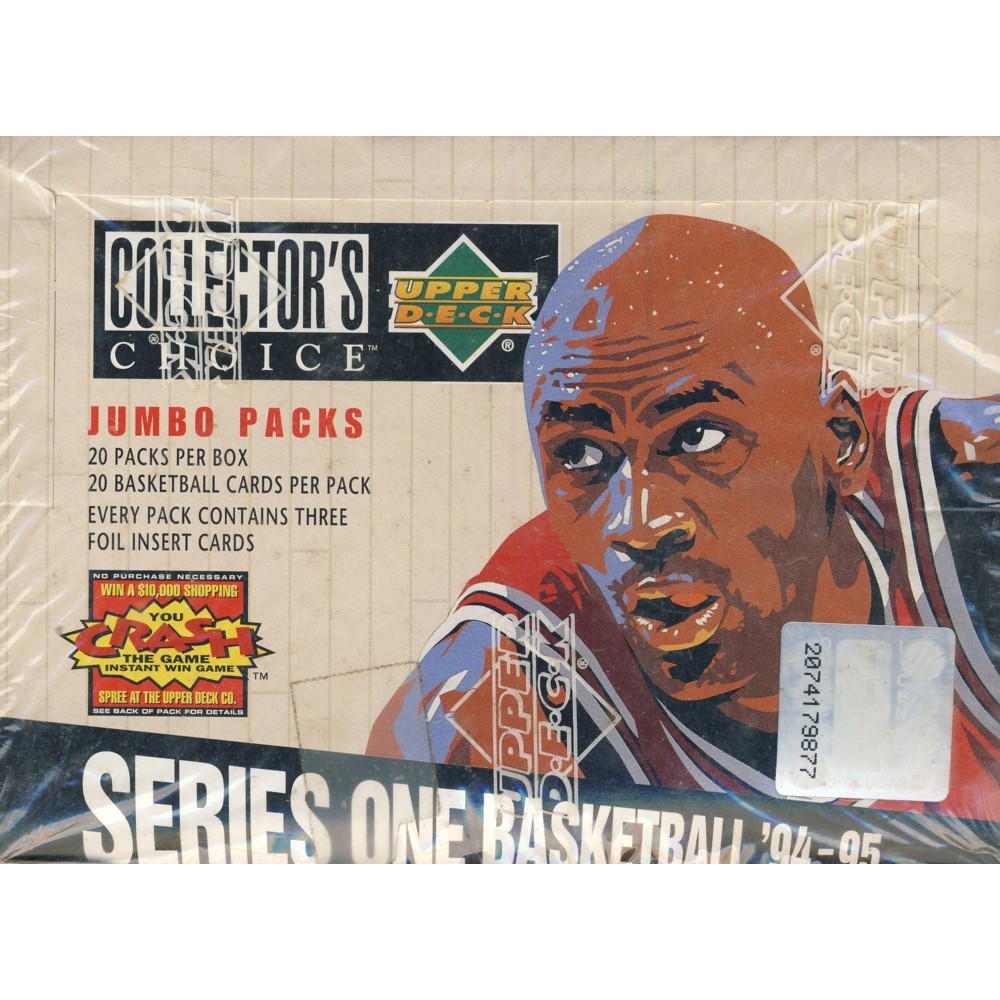 1994-95 Upper Deck Collector's Choice Series 1 Basketball Jumbo Box ... 1994-95 Upper Deck Collector's Choice Series 1 Basketball Jumbo Box ...