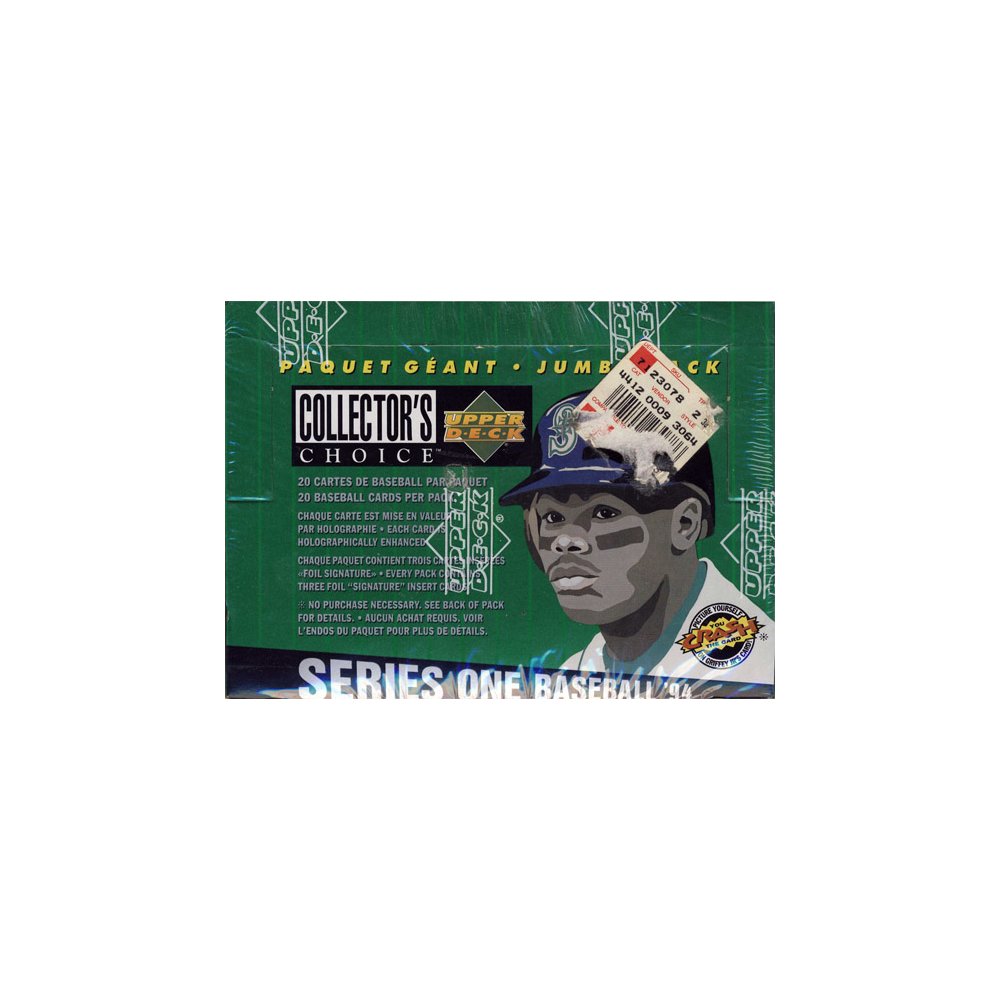 1994 Upper Deck Collector's Choice Series 1 Baseball Jumbo Box ... 1994 Upper Deck Collector's Choice Series 1 Baseball Jumbo Box ...