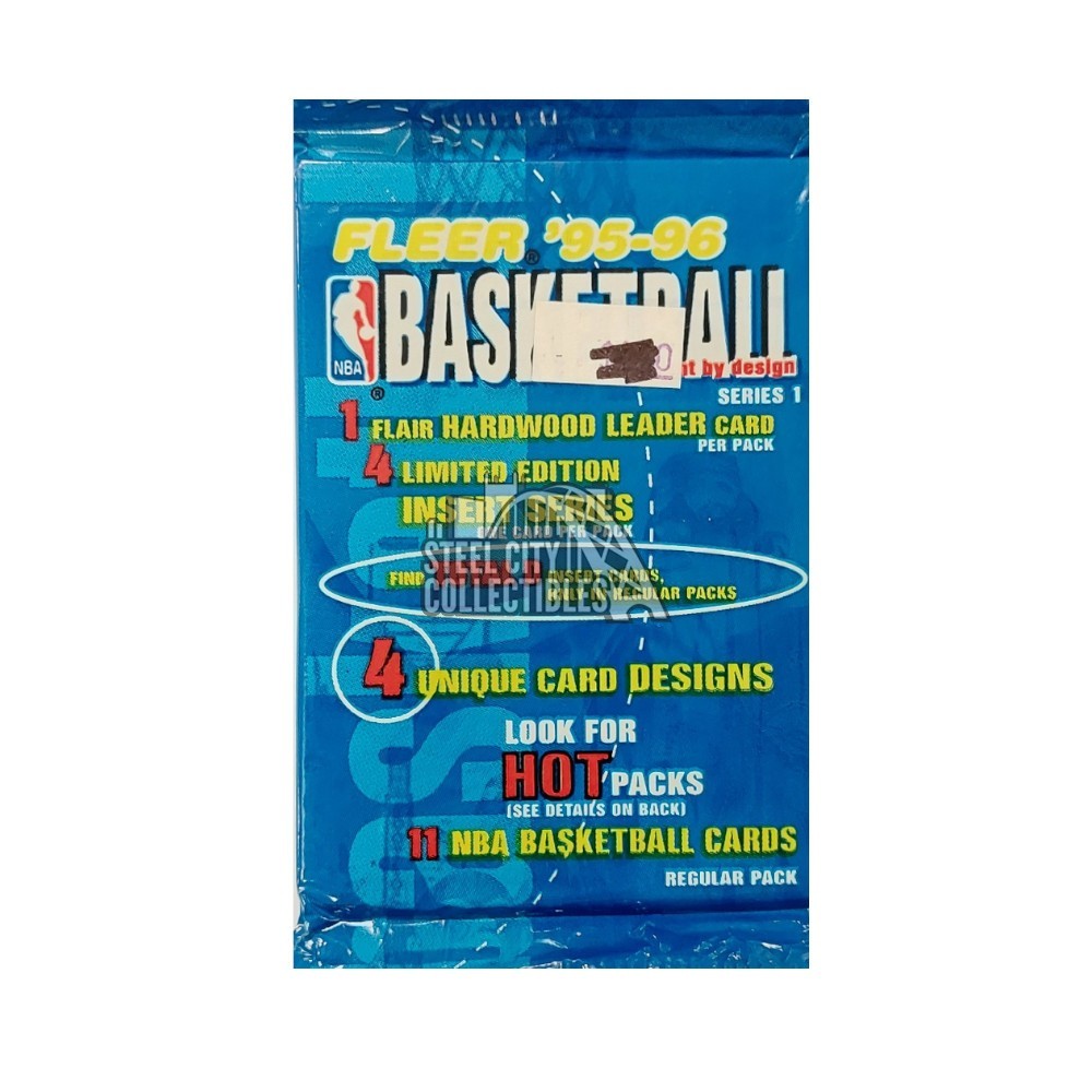 1995-96 Fleer Series 1 Basketball Regular Pack | Steel City Collectibles