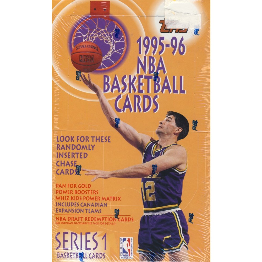 1995-96 Topps Series 1 Basketball 36ct Retail Box | Steel City Collectibles