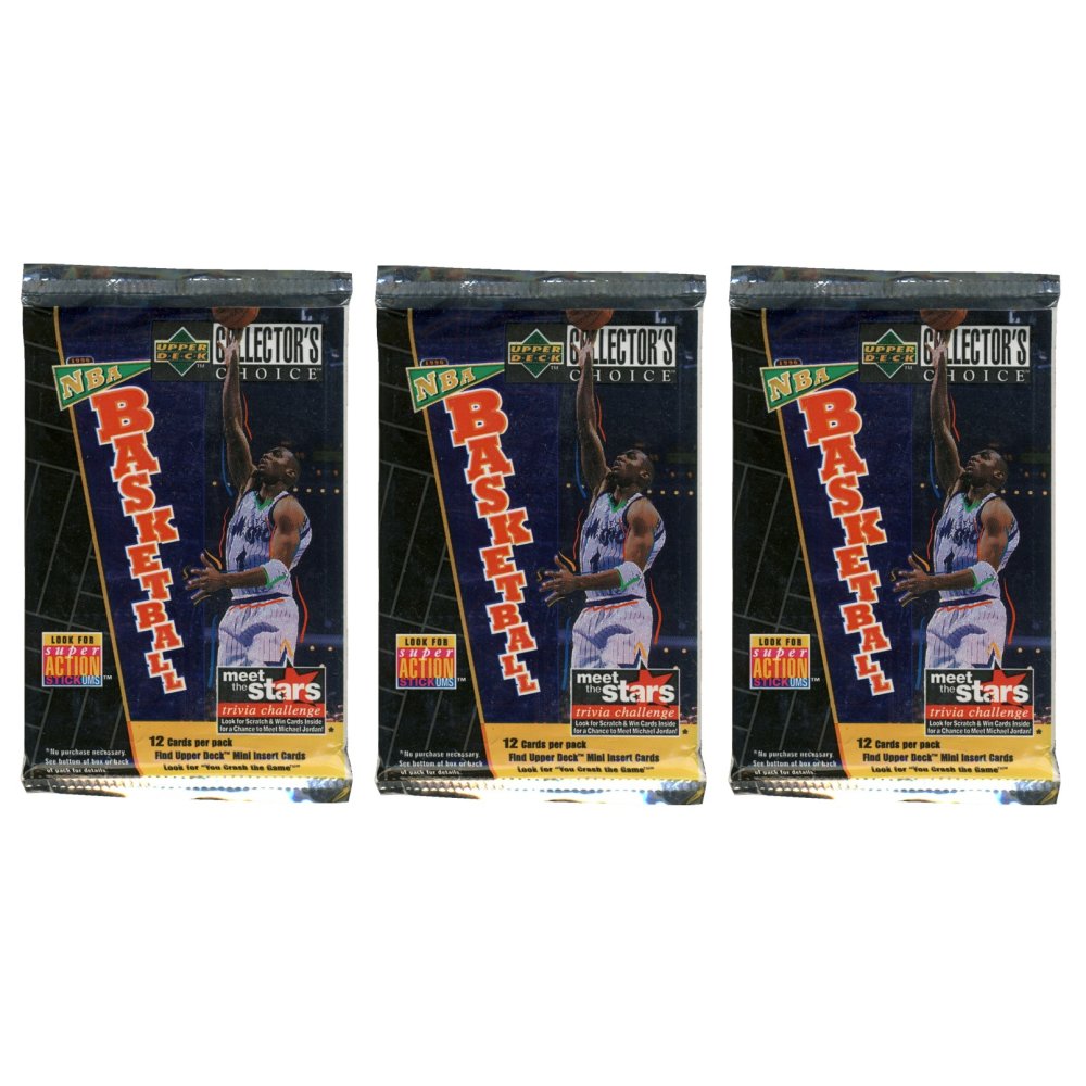 1995 96 Upper Deck Collectors Choice Series 1 Basketball 64 Pack Lot