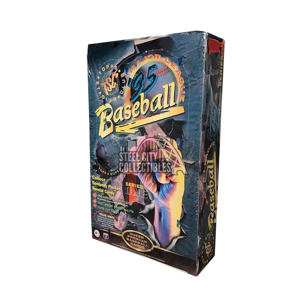 1995 Topps Stadium Club Series 1 Baseball 24ct Retail Box - PLEASE READ ...