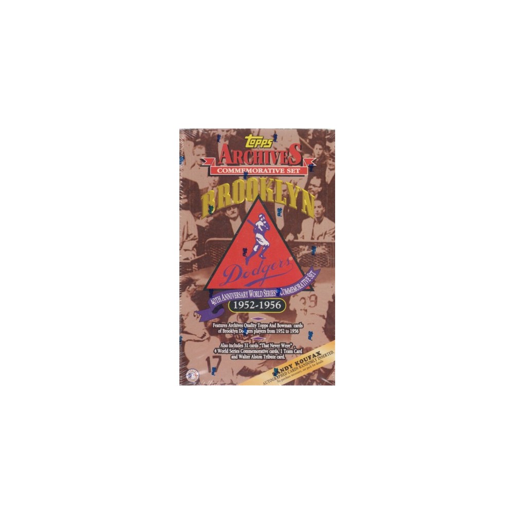1995 Topps Archives Baseball Brooklyn Dodgers Edition Hobby Box | Steel ...