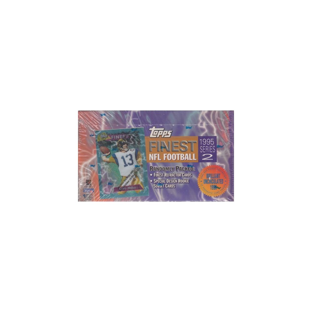 1995 Topps Finest Series 2 Football Hobby Box | Steel City Collectibles