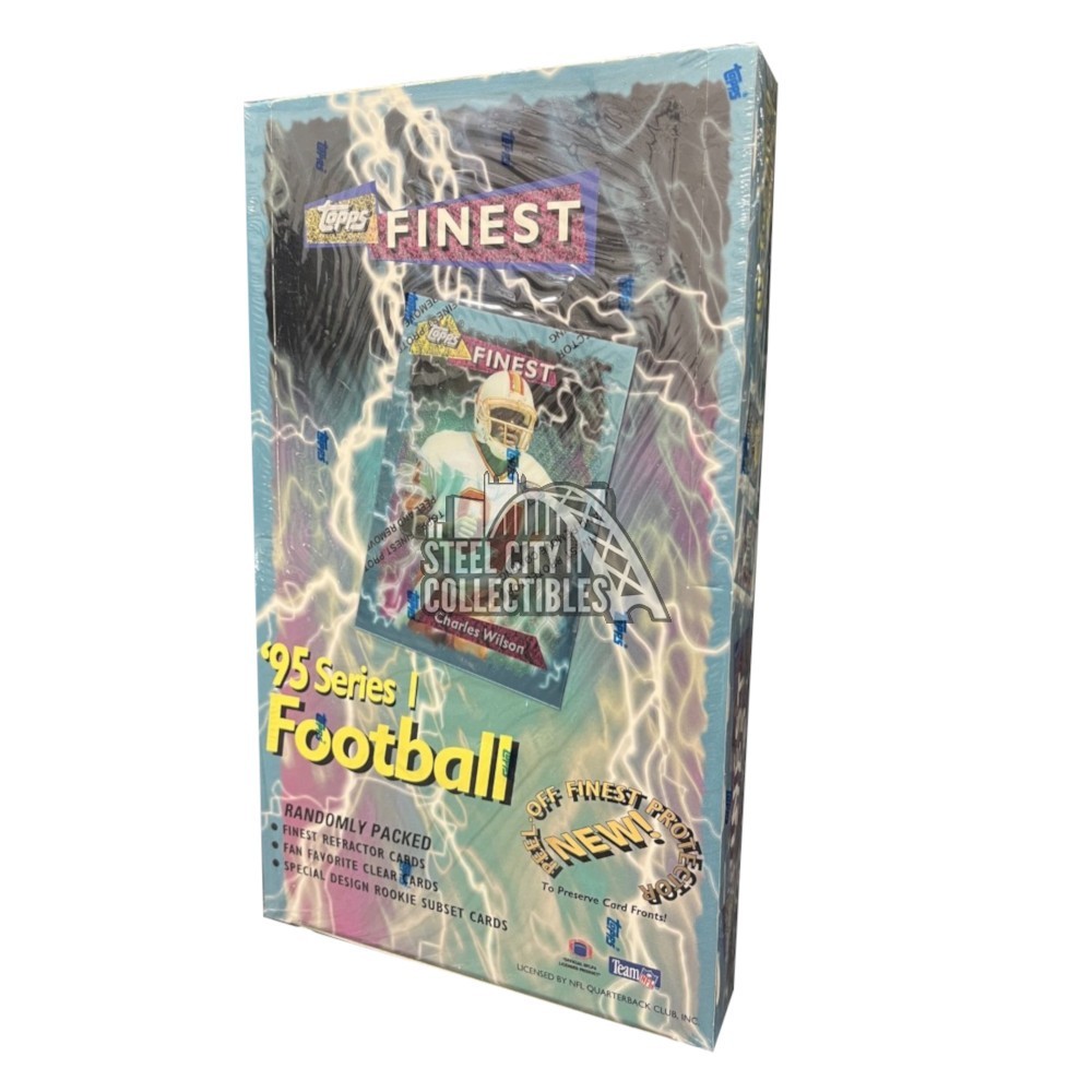 1995 Topps Finest Series 1 Football Hobby Box | Steel City Collectibles