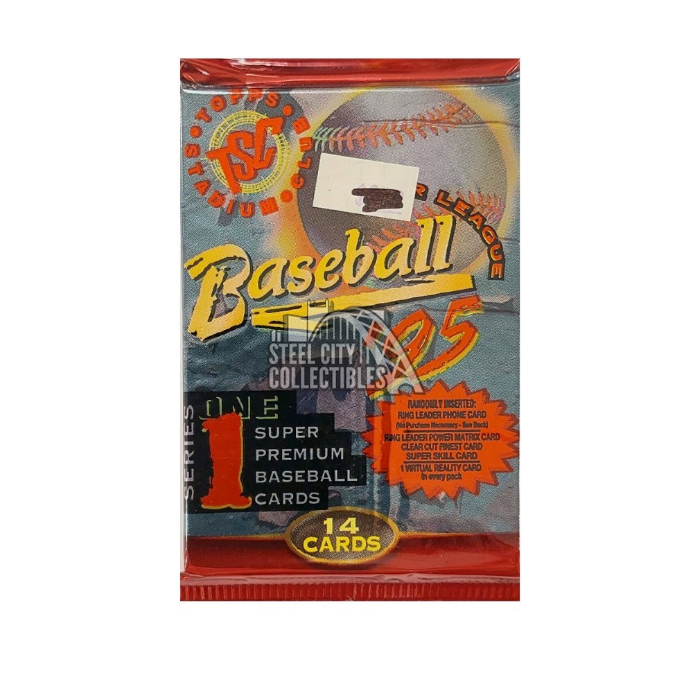 1995 Topps Stadium Club Series 1 Baseball Retail Pack | Steel City ...