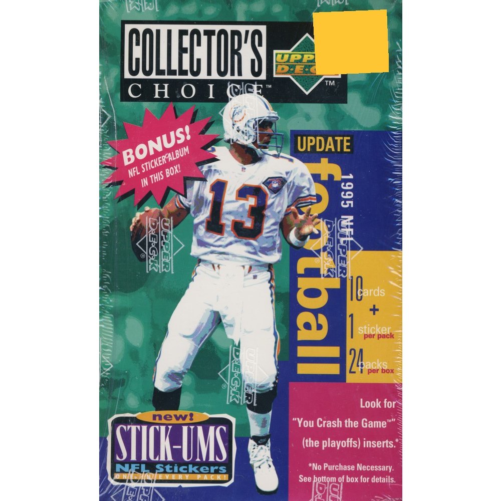 1995 Upper Deck Collector's Choice Update Football 24ct Box | Steel ...