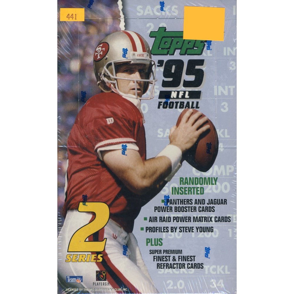 1995 Topps Series 2 Football 36ct Retail Box | Steel City Collectibles