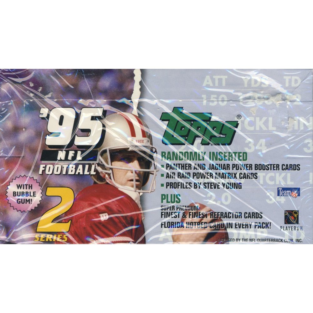 1995 Topps Series 2 Football 20ct Jumbo Box | Steel City Collectibles