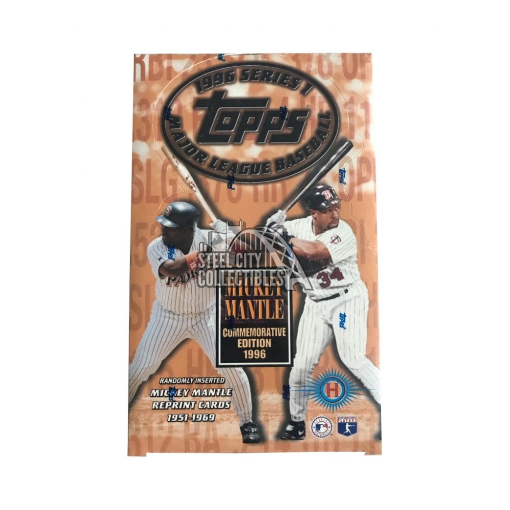1996 Topps Series 1 Baseball Hobby Box | Steel City Collectibles