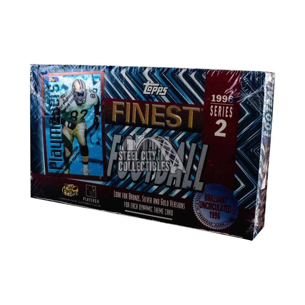 1996 Topps Finest Series 2 Football Hobby Box | Steel City Collectibles