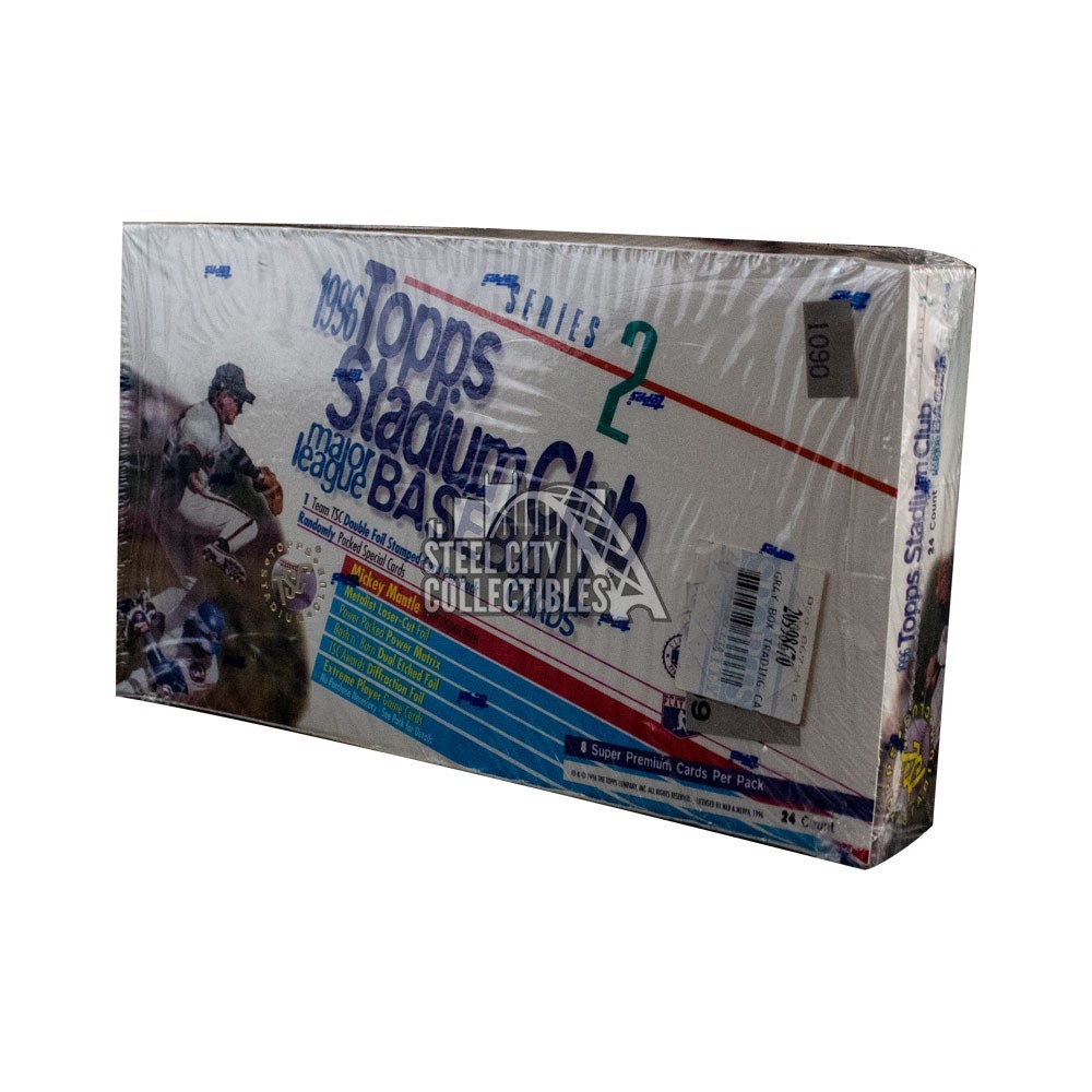1996 Topps Stadium Club Baseball Series 2 24-pack Retail Box | Steel ...