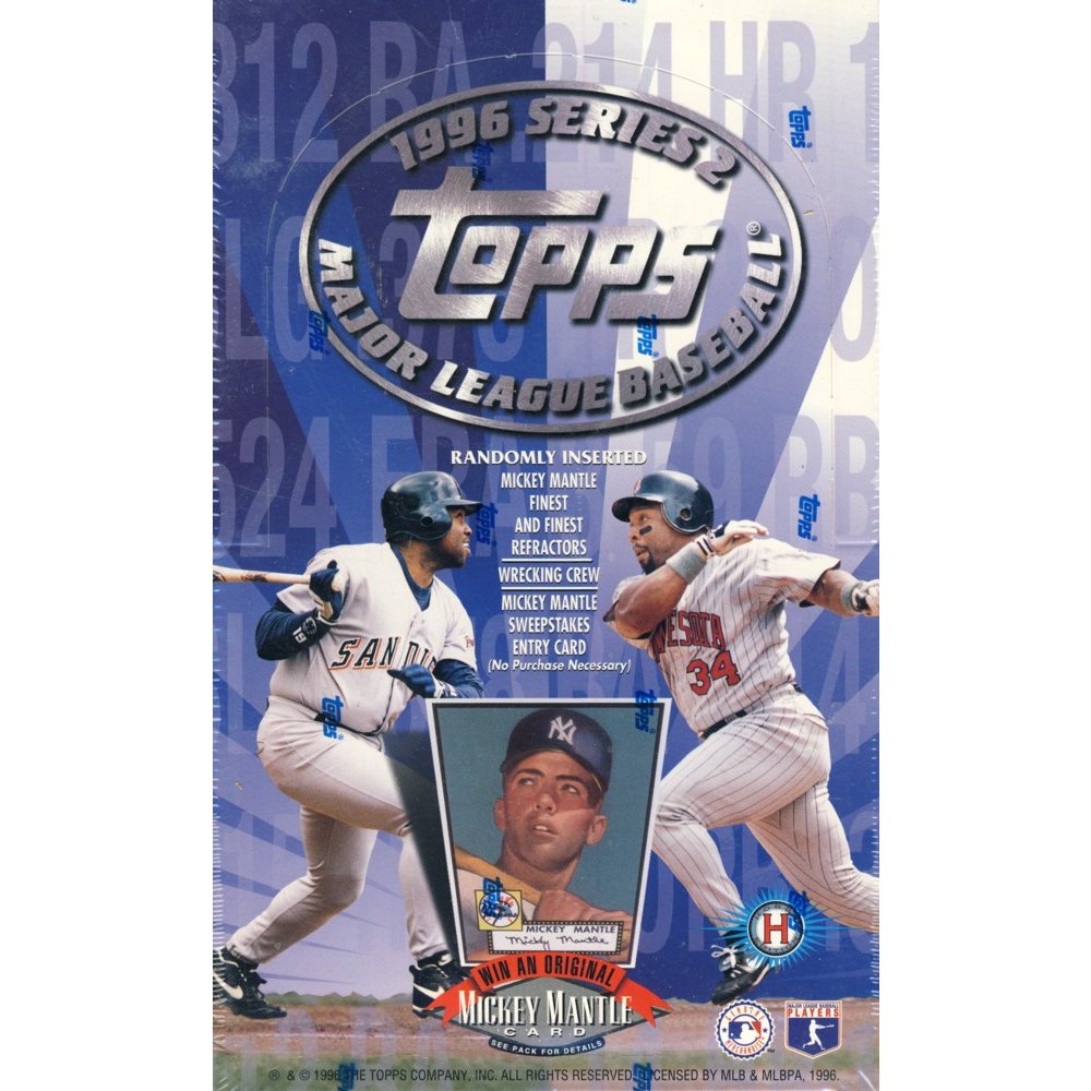 1996 Topps Series 2 Baseball Hobby Box | Steel City Collectibles