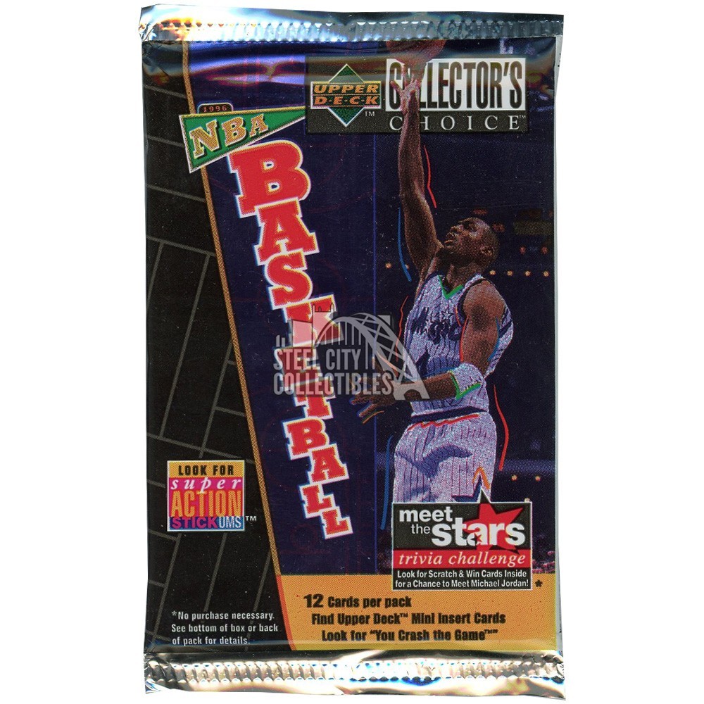 1996-97 Upper Deck Collector's Choice Series 1 Basketball Pack | Steel ...