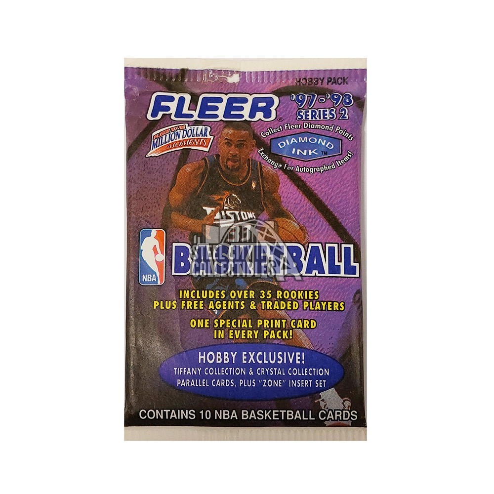 1997-98 Fleer Series 2 Basketball Hobby Pack | Steel City Collectibles