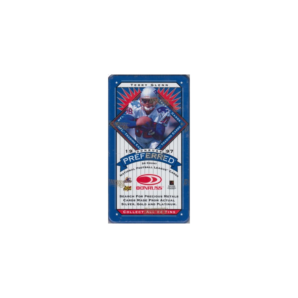 1997 Donruss Prefered Football Tin Box | Steel City Collectibles
