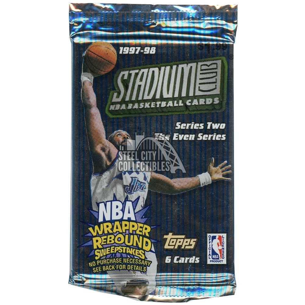 1997-98 Topps Stadium Club Basketball Series 2 Retail Pack | Steel City ...