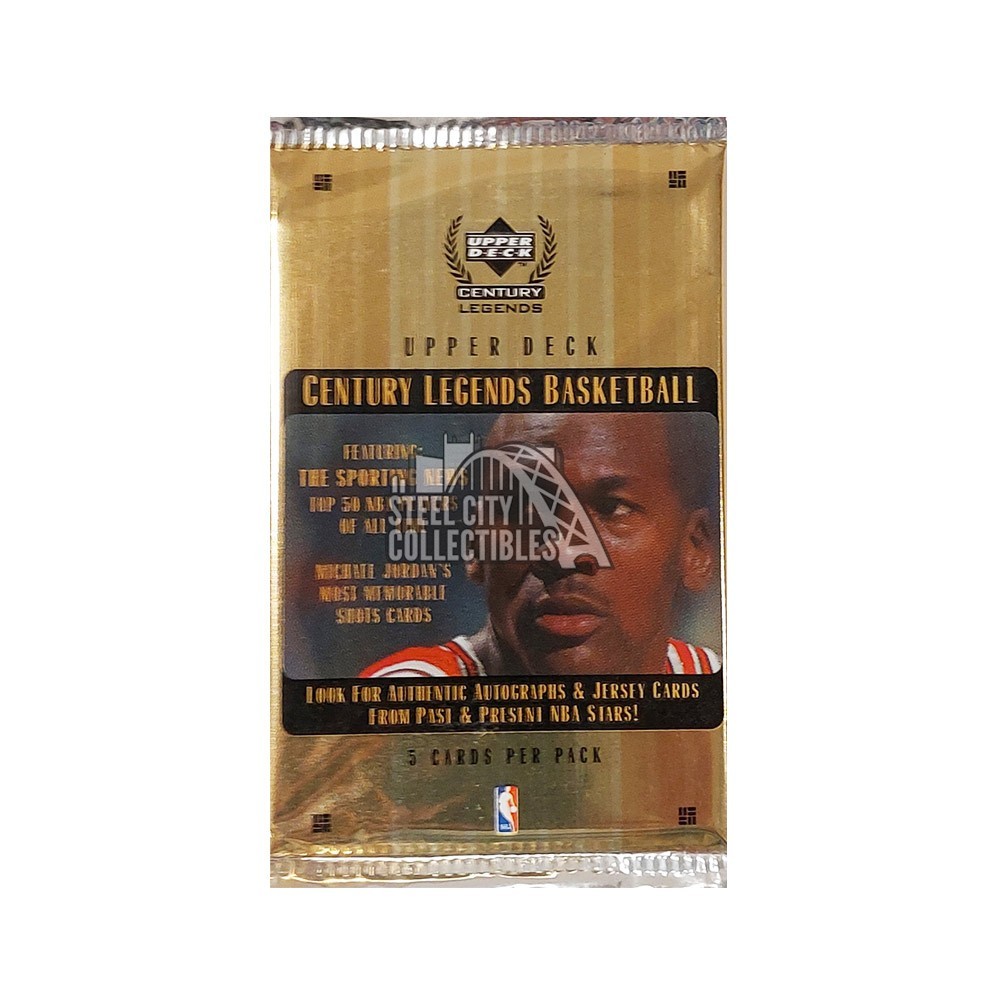 1998-99 Upper Deck Century Legends Basketball Hobby Pack | Steel City ...