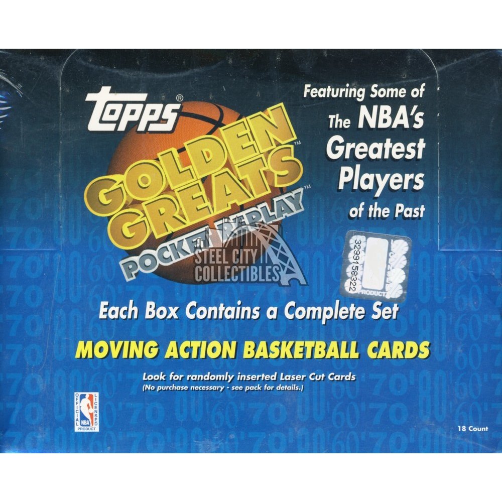 1998-99 Topps Golden Greats Pocket Replay Basketball Box | Steel City ...